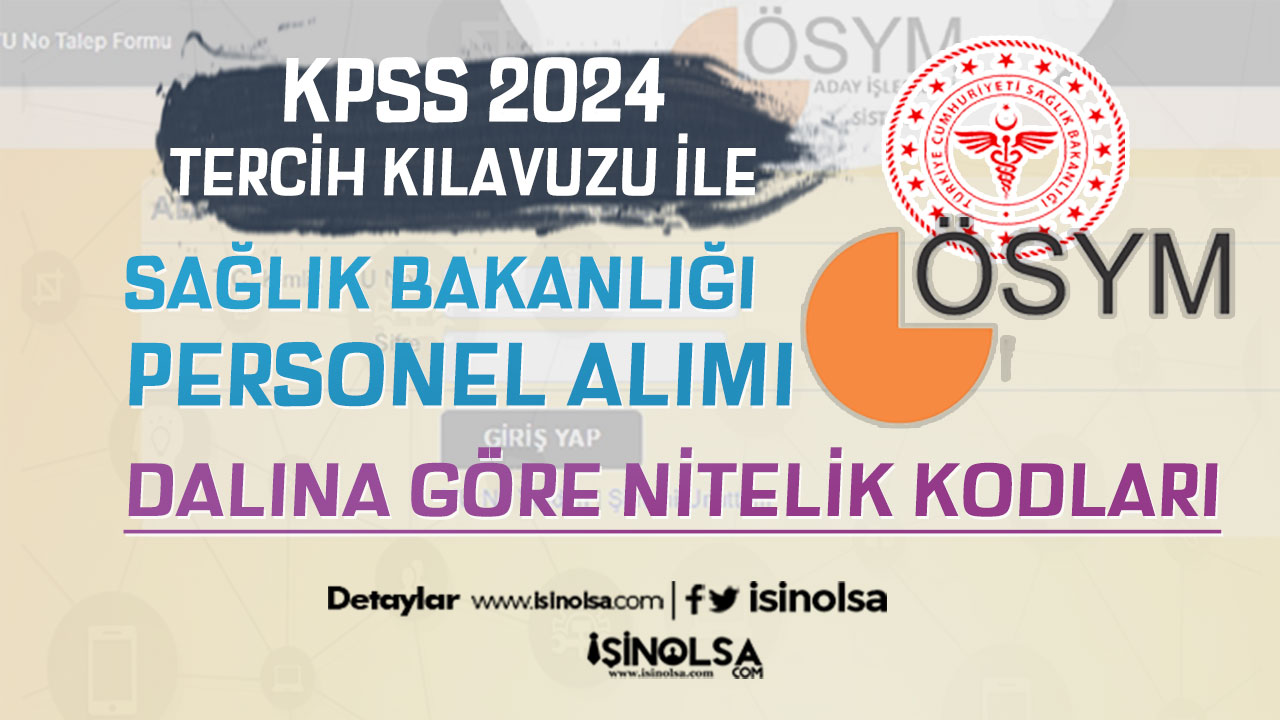 Sağlık Bakanlığı KPSS 2024/5 Tercih Nitelik Kodları - Lise, Ön Lisans ... Sağlık Bakanlığı KPSS 2024/5 Tercih Nitelik Kodları - Lise, Ön Lisans ...