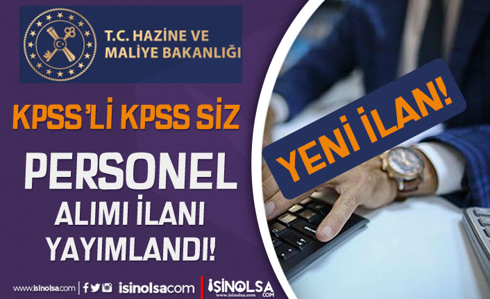 Hazine ve Maliye Bakanlığı 15 Sözleşmeli Personel Alımı İlanı ... Hazine ve Maliye Bakanlığı 15 Sözleşmeli Personel Alımı İlanı ...